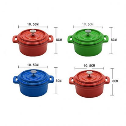 10cm Mini Cast Iron Enamel Cooking Pots Set Wholesale - Raylon